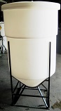 Polypropylene Cone Bottom Tanks - HEAVY DUTY POLYPROPYLENE CONE BOTTOM TANK
